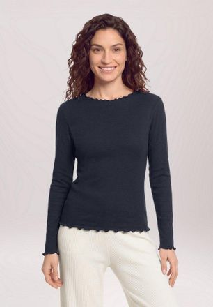 Cartoon Kurzarmshirt Damen mit Kragen (1-tlg)