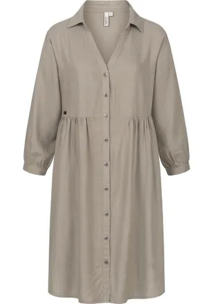 Ragwear Minikleid Almu Leichtes Langarmkleid mit Blumenmuster