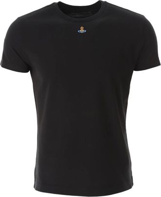 Vivienne Westwood Homme, Tops, Noir, Taille: 3XL Orb Peru T-shirt