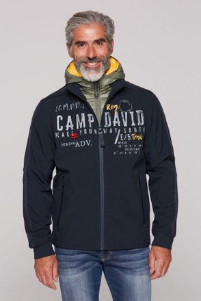 Camp David Softshelljacke mit verstellbarem Gummizug im Saum