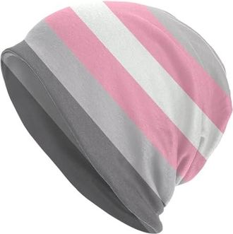 Generic Revers Bonnet Drapeau De La Fierté des Demi-Filles Léger Knit Beanie Classique Casquette Docker pour Hiver À Pied