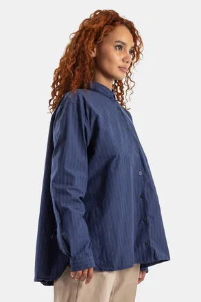 Bergfabel Womens Loose Tyrol Shirt Blue
