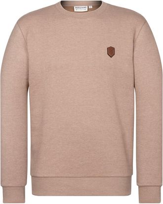 Naketano Herren Sweatshirt Rainerius, Farbe:Mocca Melange, Größe:XL
