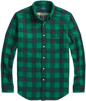 Polo Ralph Lauren Chemise &agrave; carreaux en flanelle de coton