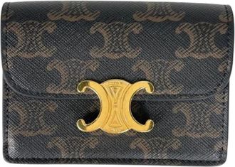 Celine Porte-cartes professionnel Pre-owned - Femme - Pre-owned - Brun - Taille: ONE Size