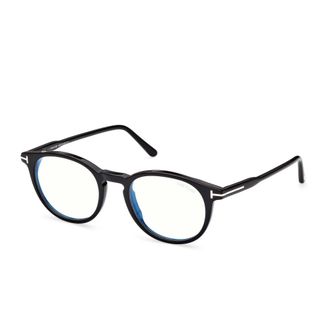 Tom Ford Runde Brillen - - Accessories - Herren - Schwarzk - 48 MM