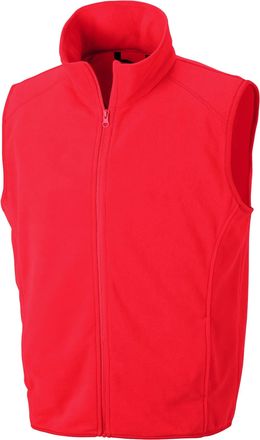 Result Core Mens Micro Vlies Weste (XL) (Rot)
