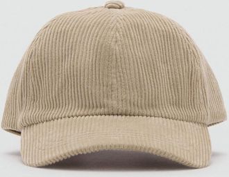 Mango Casquette velours côtelé beige - Homme - Taille unique - MANGO MAN