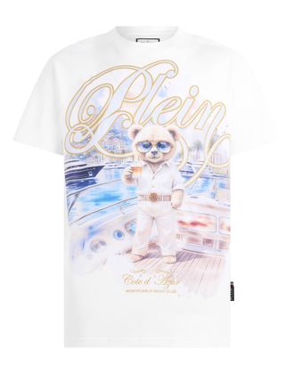 Philipp Plein Round Neck T-Shirt Teddy Bear