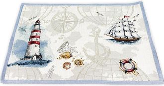 Sander Gobelin Platzset Tischset Motiv Discovery 32 x 48 cm maritim