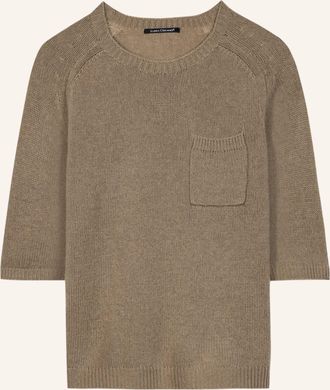 Luisa Cerano Luisa Cerano Strickshirt Mit 3/4-Arm gruen