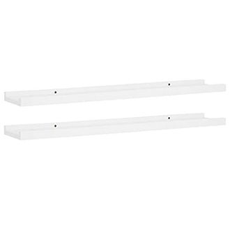 vidaXL Meuble Bas 30x46x81,5 cm, Bois reconstitu&eacute;, Blanc, Rangement Salle de Bain & Cuisine, Placard sous &eacute;vier, Fixation Murale