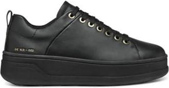 Geox Spherica Ecub-2 Baskets basses pour femme, Noir, 39 EU