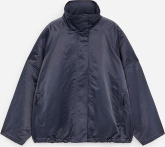Arket Jacke Mit Leichter F&uuml;llung -Blau