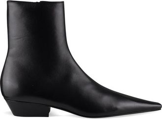 Saint Laurent Stiefeletten Jill Schwarz