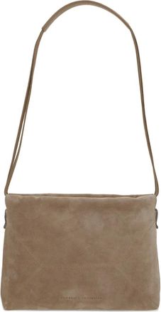 Brunello Cucinelli BC Duo suede shoulder bag - Nude