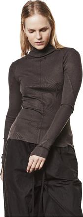 Thom Krom Femme, Pulls, Brun, Taille: 40 FR W TS 589 Longsleeve