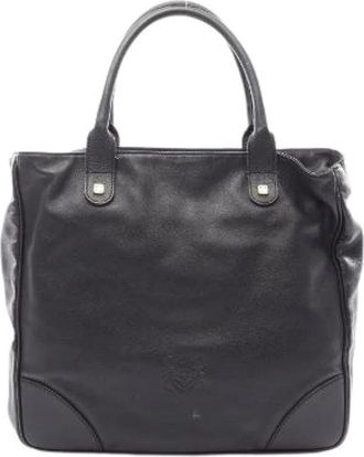Loewe Pre-owned Anagram Leder Shopper - - Pre-owned - Damen - Schwarzk - ONE SIZE