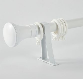 Generic Gardinenstange Raumteiler Mit Dekorativen Endst&uuml;cken Und Wandhalterung 70-600cm F&uuml;r &Ouml;senvorh&auml;nge Schwere Dekorative Vorhangstange F&uuml;r Fenster Und T&uuml;re