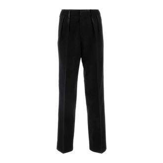 Maison Margiela Schwarze Wollhose - - Trousers - Damen - Schwarzk - 2XS