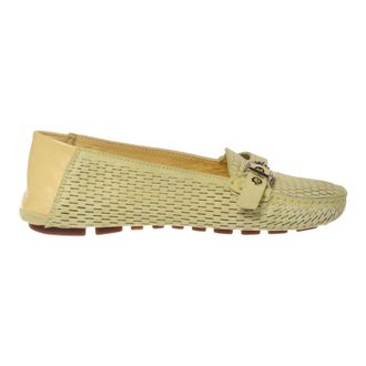 Baldinini Perforated Suede Loafer - - Shoes - Damen - Gelb - 37 EU