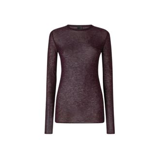 Pinko Pinko - Strickware > Lange Strickware - - Knitwear - Damen - Rot - M
