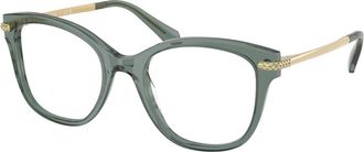 Swarovski Femme, Accessoires, Vert, Taille: 51 MM Sk2044 Optical Frame