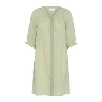 Cream Spitzenkleid Tee A-Linie Stil - - Dresses - Damen - Gr&uuml;n - XS