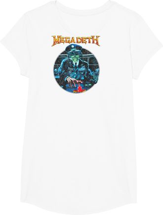 Megadeth Vintage General Vic T-Shirt Schwarz Unisex Erwachsene Kinder Klassisch Kurzarm Crew-Ausschnitt Einfache Manschette 100% Baumwolle Importiert