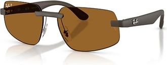 Ray-Ban Rb4475 Polarized Ultra Lenses Sonnenbrillen Sand Braun Fassung Kupfer Glas Polarisiert 60-16