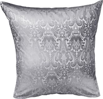 Curt Bauer Florenz 2680 Mako-Brokat-Damast Kissenbezug 80x80 1022-perlgrau