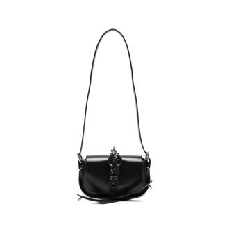 Junya Watanabe Femme, Sacs, Noir, Taille: ONE Size Bandouli&egrave;re ajustable clout&eacute;e