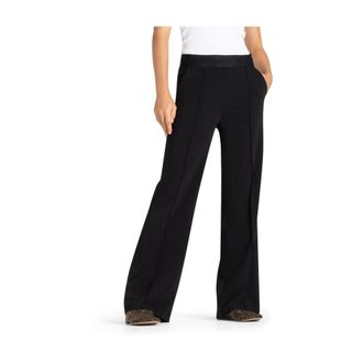 Cambio Femme, Pantalons, Noir, Taille: 38 FR Wide Pantalons