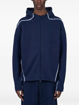 adidas x Arte Antwerp zip-up hoodie - Blau