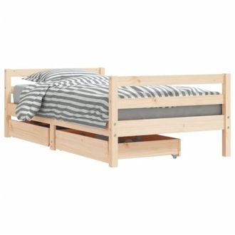 vidaXL Kinderbett mit Schubladen 80x160 cm Massivholz Kiefer vidaXL