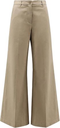 Aspesi Femme, Pantalons, Beige, Taille: 38 FR Pantalon Large