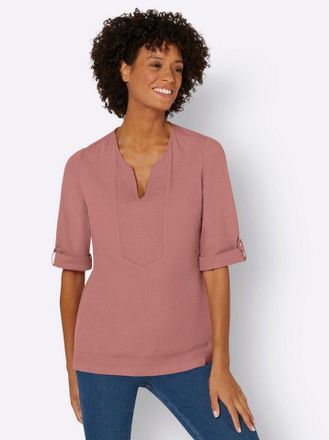 Witt Klassische Bluse Jeans-Tunika 3/4-Arm