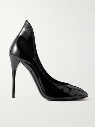 Alaia Pumps Aus Lackleder - Schwarz