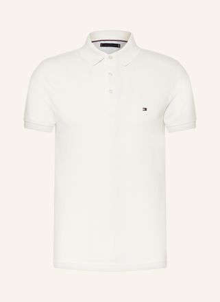 Tommy Hilfiger Piqu&eacute;-Poloshirt Slim Fit weiss