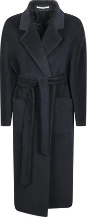Tagliatore Manteau long ceintur&eacute; Charlize - Femme - Manteaux - Noir - Taille: 38 FR