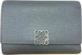 Loewe Portefeuille Pre-owned (tri-fold) - Femme - Pre-owned - Gris - Taille: ONE Size