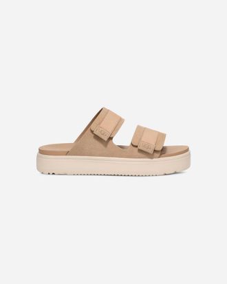 UGG Zayne II Slide f&uuml;r Damen | UGG EU in Beige, Gr&ouml;&szlig;e Nubukleder/Wildleder