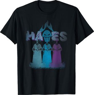 Disney Villains Hercules Hades Distressed Metal Rock Band T-Shirt