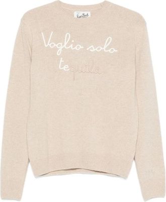 MC2 Saint Barth Femme, Pulls, Beige, Taille: 42 FR New Queen SweaT-shirt