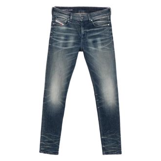 Diesel Skinny Jeans mit niedrigem Bund - - Jeans - Herren - Blau - W33