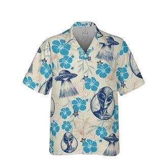 Keephen TangoDS Nouveaut&eacute; Cool Impression 3D Hawaiian Chemise pour Femmes Hommes Col Revers Manches Courtes Boutonn&eacute;e Chemises F&ecirc;te Aloha Chemises