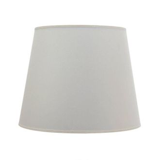 Licht-Erlebnisse Licht-erlebnisse - Abat-jour en tissu &eacute;cru au design classique pour lampadaire avec culot E27 &Oslash;38cm H:35cm - Ecru