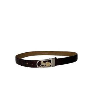 Celine Ceinture Vintage en Cuir Pre-owned - Femme - Pre-owned - Brun - Taille: ONE Size
