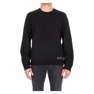 A.P.C. Edward Jumper - - Knitwear - Herren - Schwarzk - S