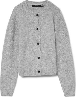 Vero Moda Vero Moda Cardigan VMNOVAH Cardigans en Maille Medium Grey Melange XL Medium Grey Melange XL